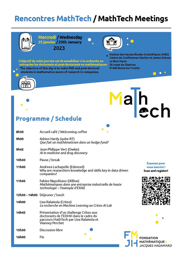 The MathTech meetings